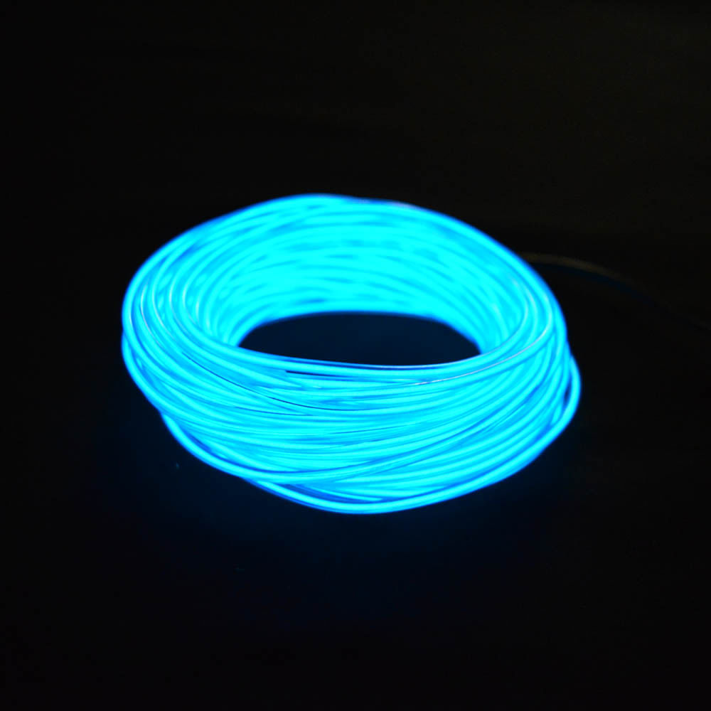 Rolo de Fio Neon El Wire Led 10m a pilha - hutz